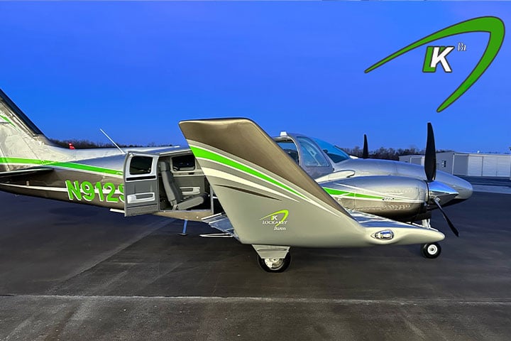 Lock & Key Baron | Photo Gallery | Mike Jones Aircraft | Murfreesboro, TN